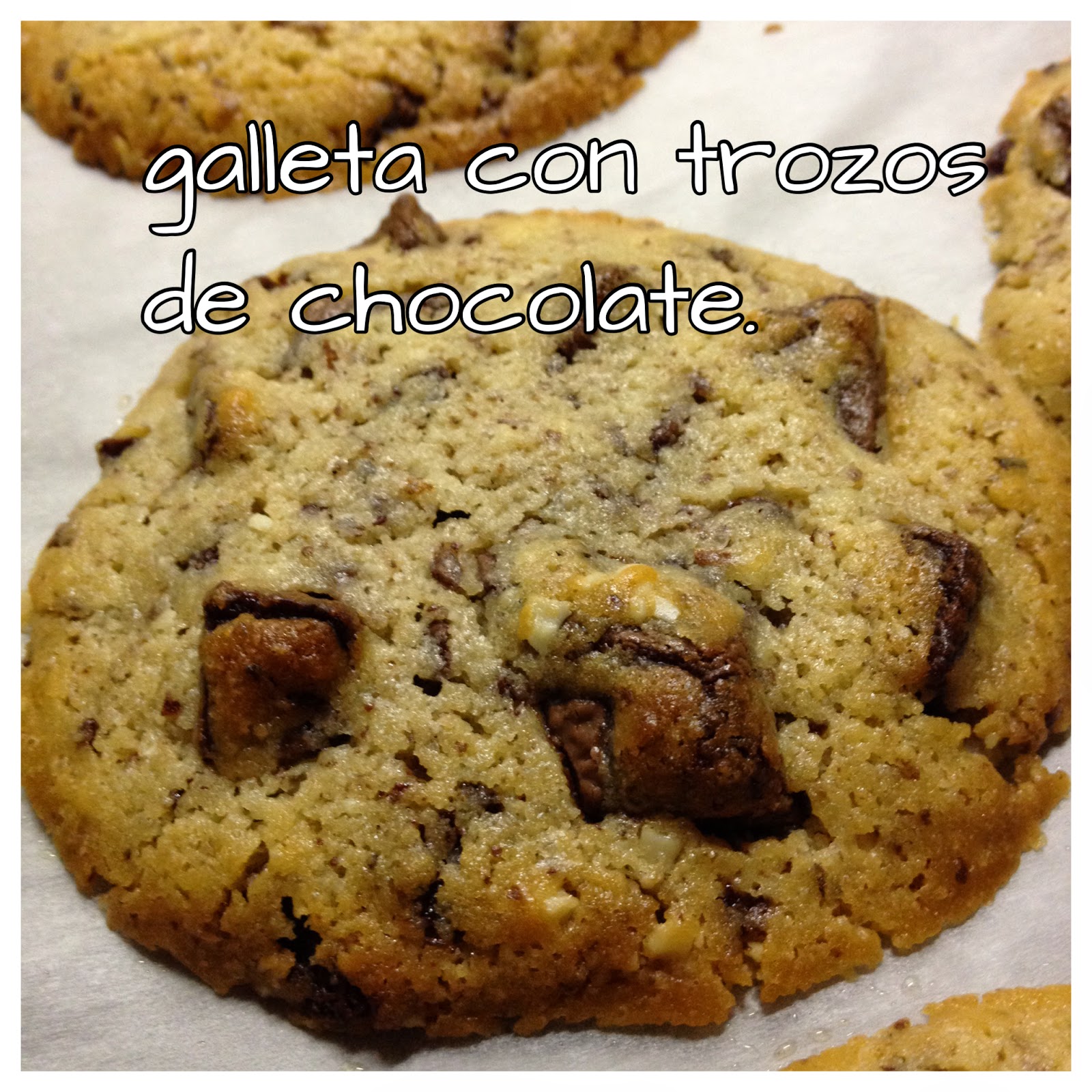 La cocina de Mar: GALLETAS DE CHOCOLATE CON LECHE